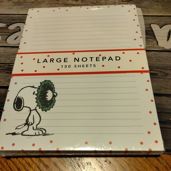 Peanuts | Office | Snoopy Notepad | Poshmark